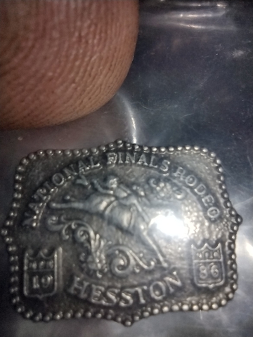 1986 National Finals Rodeo Hesston KS - Hat Pin - Nex-Tech Classifieds