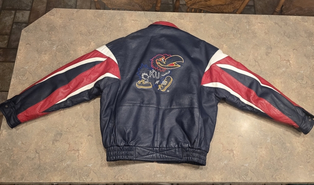 Vintage 90's KU Leather jacket/coat - Nex-Tech Classifieds