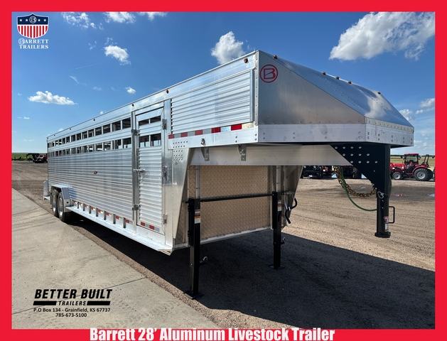 28' Barrett Aluminum Stock Trailer - Nex-Tech Classifieds