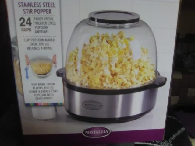 NEW Nostalgia 6 Quart Stirring Popcorn Popper, Makes 24 Cups - Nex-Tech ...