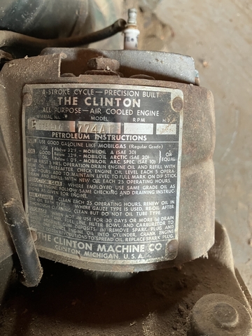 Vintage Clinton motor - Nex-Tech Classifieds
