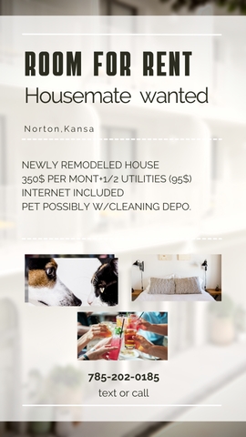 Roommate wanted - Nex-Tech Classifieds