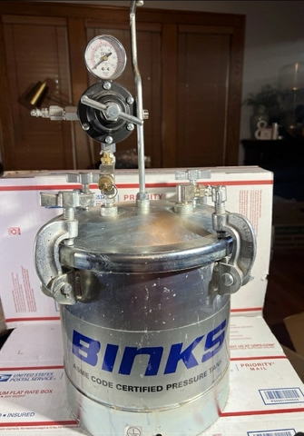 Binks pressure pot 2.8 gallon - Nex-Tech Classifieds