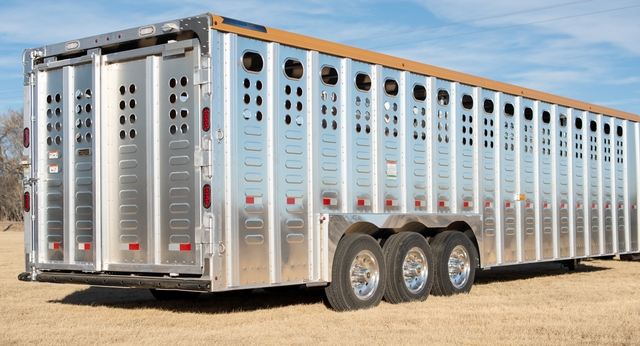 8 x 32 Merritt aluminum stock trailer #02134 - Nex-Tech Classifieds