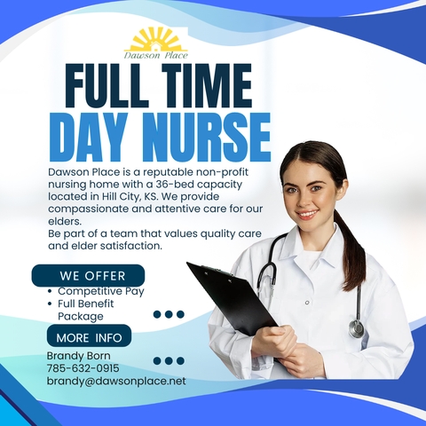 Full Time Dayshift Nurse - Nex-Tech Classifieds