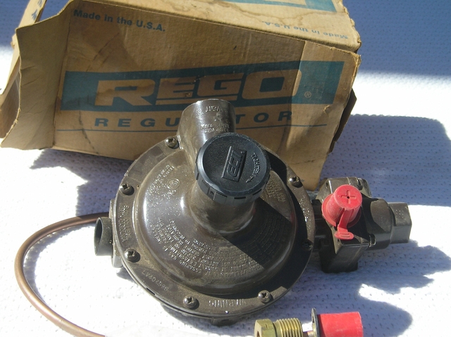 NEW REGO 45 TWIN STAGE REGULATOR- NATURAL GAS -,LP - Nex-Tech Classifieds