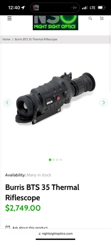 Burris bts35 - Nex-Tech Classifieds