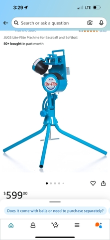 Jugs Lite Flite Baseball/Softball pitching machine - Nex-Tech Classifieds