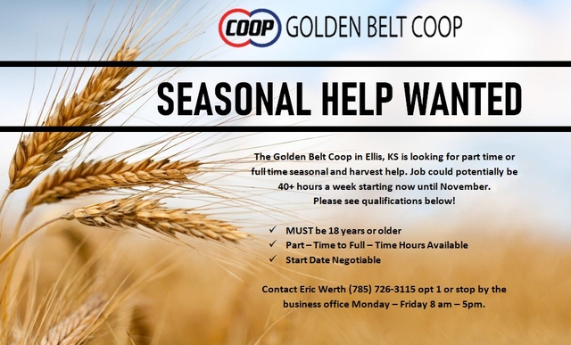 Seasonal Help Wanted - Nex-Tech Classifieds