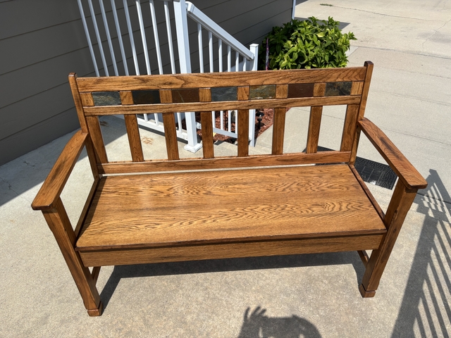 Nice wooden bench - Nex-Tech Classifieds