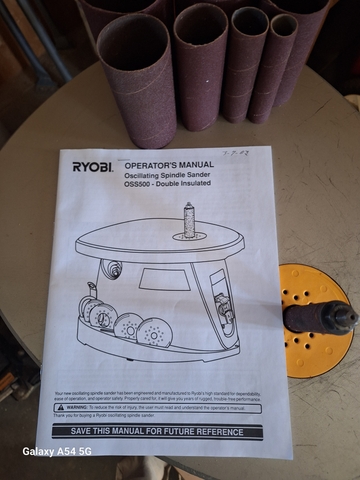 RYOBI OSCILLATING SPINDLE SANDER - Nex-Tech Classifieds