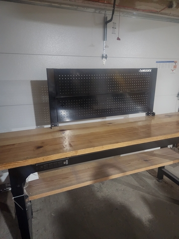8ft solid top Work bench 22" deep, 1.5" thick - Nex-Tech Classifieds