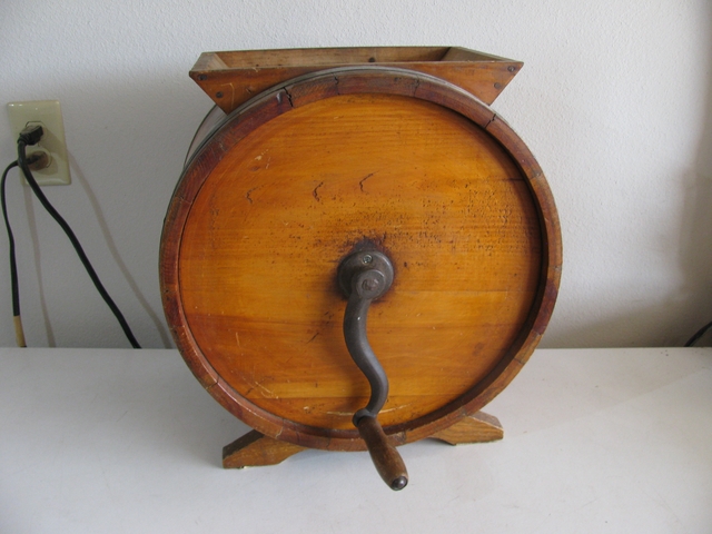 antique wood hand crank butter churn - Nex-Tech Classifieds