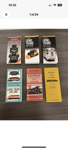 Lot Of Six Greenberg’s Price Guide Books, Lionel Trains - Nex-Tech ...