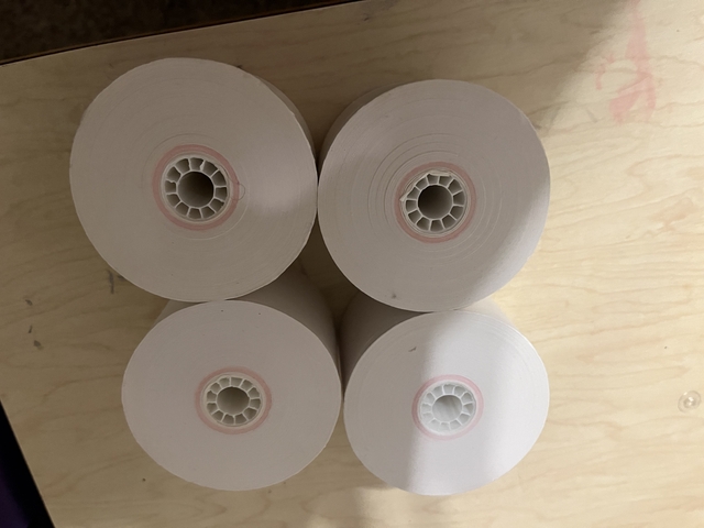 6 rolls of adding machine rolls - Nex-Tech Classifieds