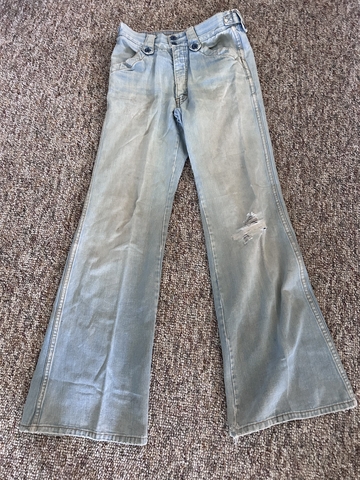 Retro bell bottom blue jeans. - Nex-Tech Classifieds
