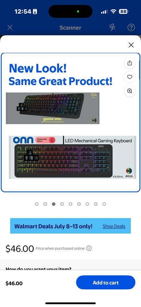 Brand New onn. Mechanical Gaming Keyboard – Blue Switches, R - Nex-Tech ...