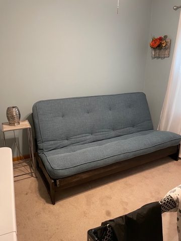 Full Size Futon with Bedding - Nex-Tech Classifieds