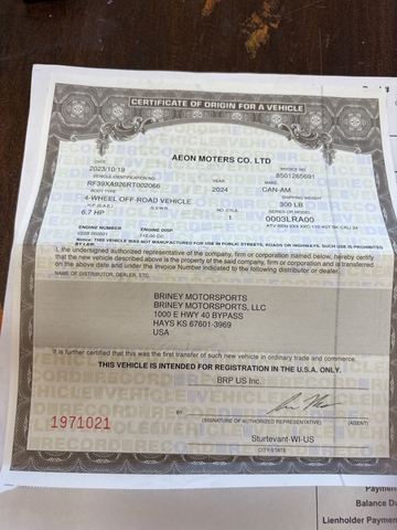 2024 Can-Am Renegade 110 - Nex-Tech Classifieds