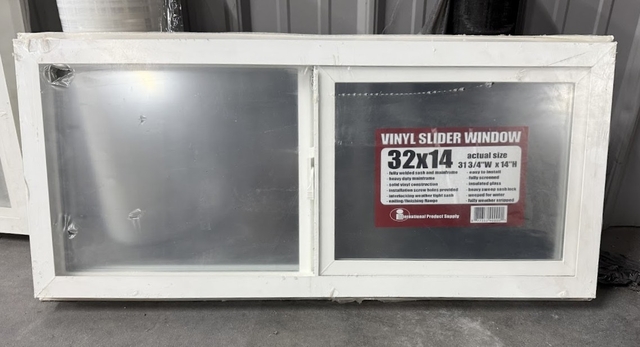 (2) Vinyl Slider Window – New (32” x 14”) - Nex-Tech Classifieds