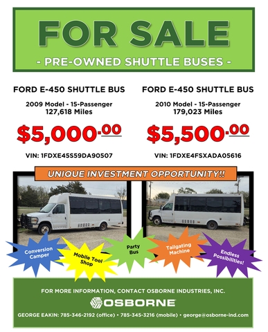 Shuttle Buses for Sale - Nex-Tech Classifieds