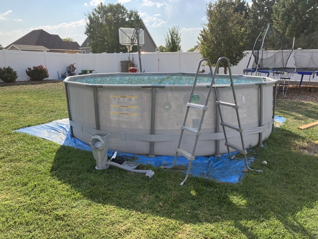 14 ft pool with filter - Nex-Tech Classifieds