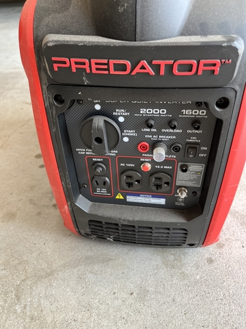 Predator 2000 Inverter - Nex-Tech Classifieds