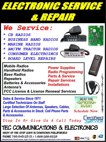 Electronic & Radio Repair Services - Nex-Tech Classifieds