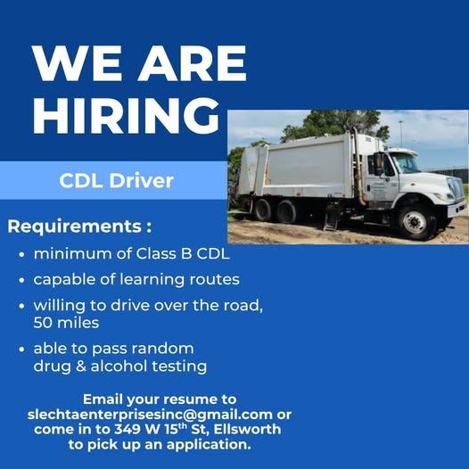 CDL DRIVER WANTED - Nex-Tech Classifieds