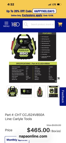 Carlyle jump starter box - Nex-Tech Classifieds