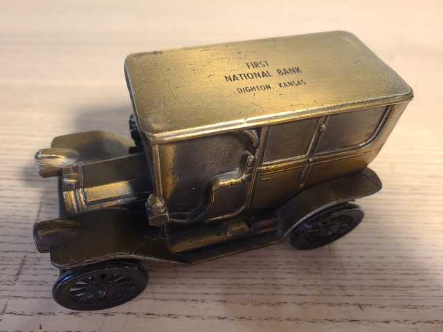 1908 Cadillac coin bank car vintage Banthrico Inc USA - Nex-Tech ...