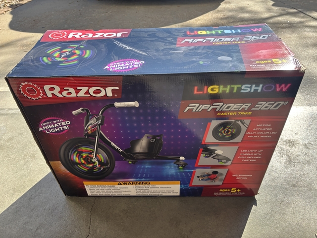New in box Razor light show rip rider 360 caster bike - Nex-Tech ...