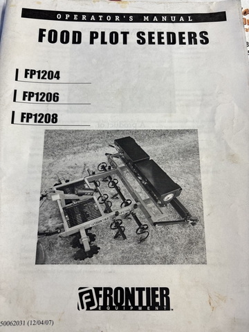🌽 Frontier Equipment Food Plot Planter 🌽 - Nex-Tech Classifieds